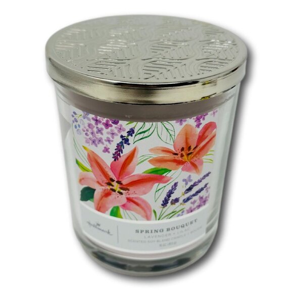 Hallmark | Accents | Hallmark Spring Bouquet Candle Floral 3wick 6 Oz ...